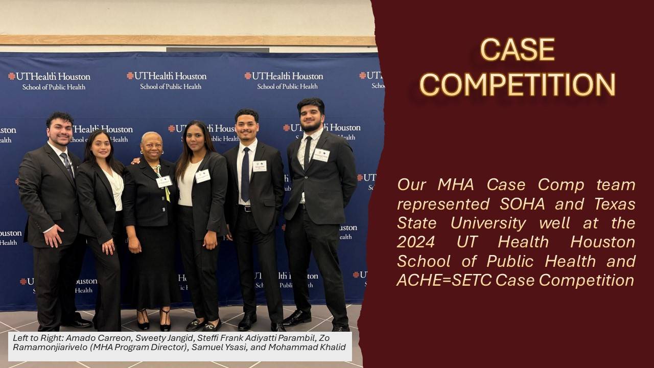 School of Health Administration : Texas State University